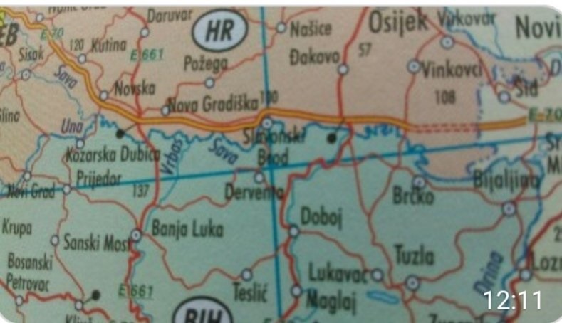 Objavljena geografska karta bez Prnjavora - Prnjavorinfo.com