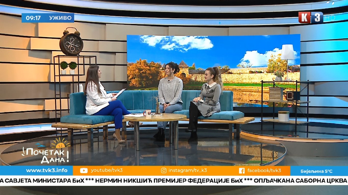 Početak dana TV K3: Sumiramo rad Omladinskog centra Prnjavor u 2022 ...