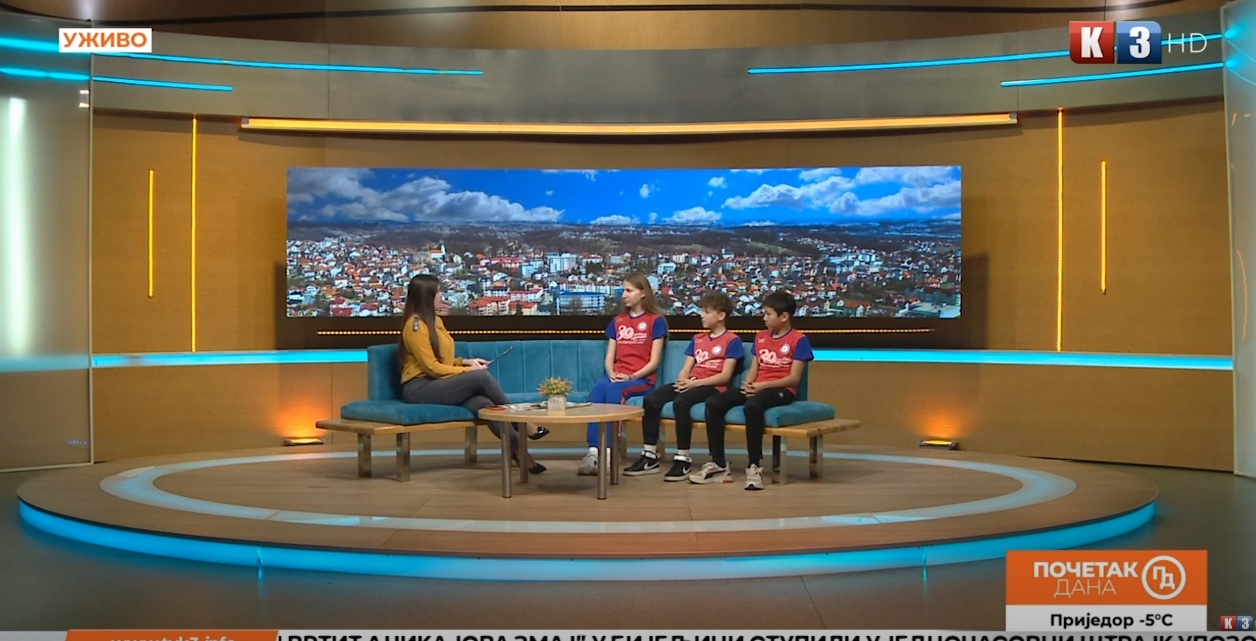 Jovana Radulović, David Mirković i Luka Kalaba mlade nade u svijetu atletike - Početak dana TV ...